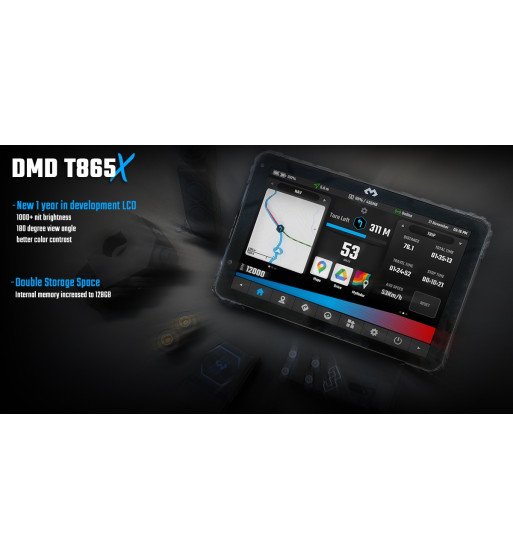 DMD T865X - Tablet Rugerizada Android, GPS, Roadbook